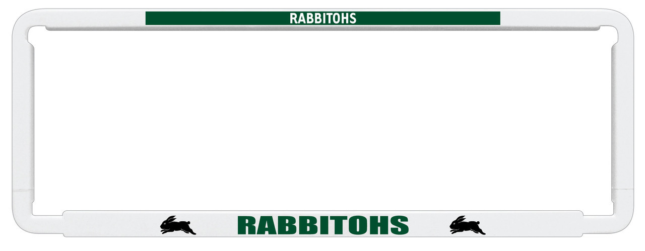 Official South Sydney Rabbitohs Number Plate Frame
