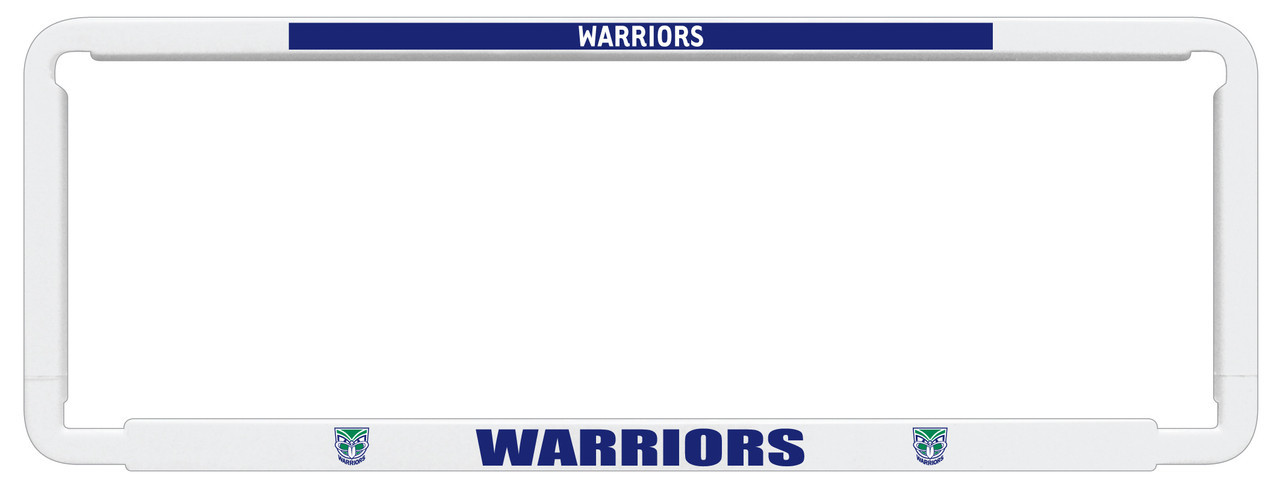Official New Zealand Warriors Number Plate Frame