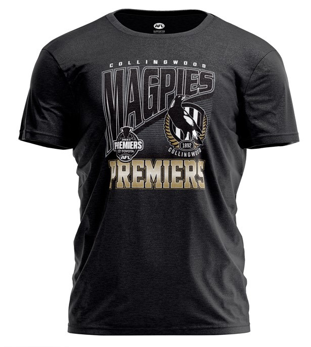 Official Collingwood Magpies Flag Premiers Tee | Shirt | Top