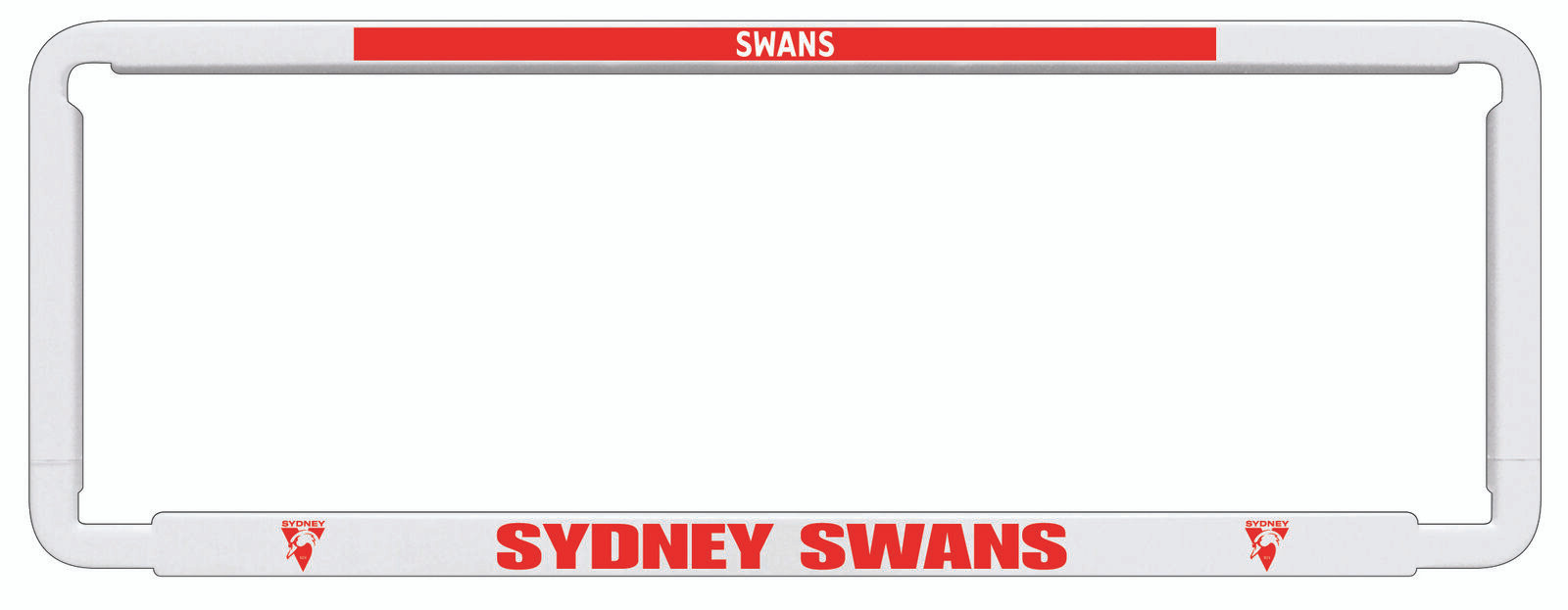 Official Sydney Swans Number Plate Frame