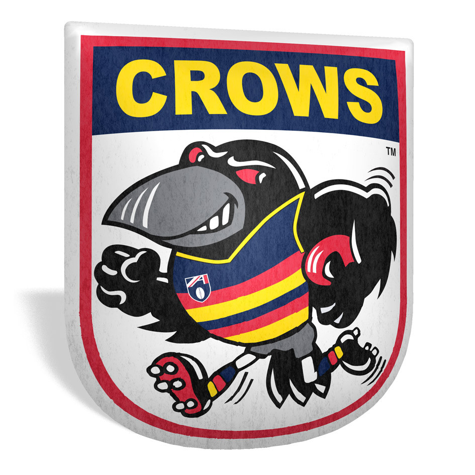 Adelaide Crows Retro Mascot Shaped Cushion