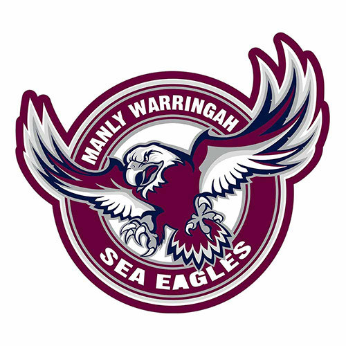 Official NRL Merchandise: Manly Warringah Sea Eagles Logo Sticker