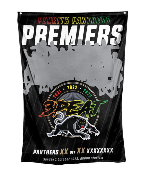 Penrith Panthers 2023 Wall Flag