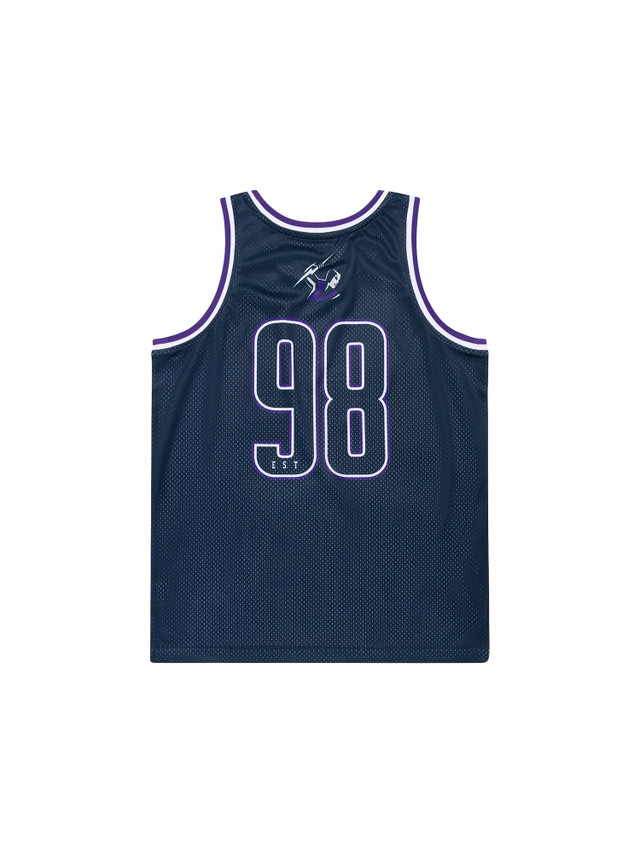 Official NRL Melbourne Storm NRL Mens Basketball Singlet