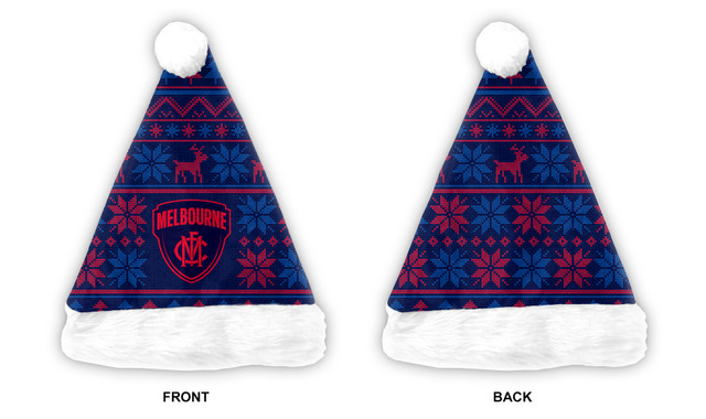 Melbourne Demons Christmas Santa Hat