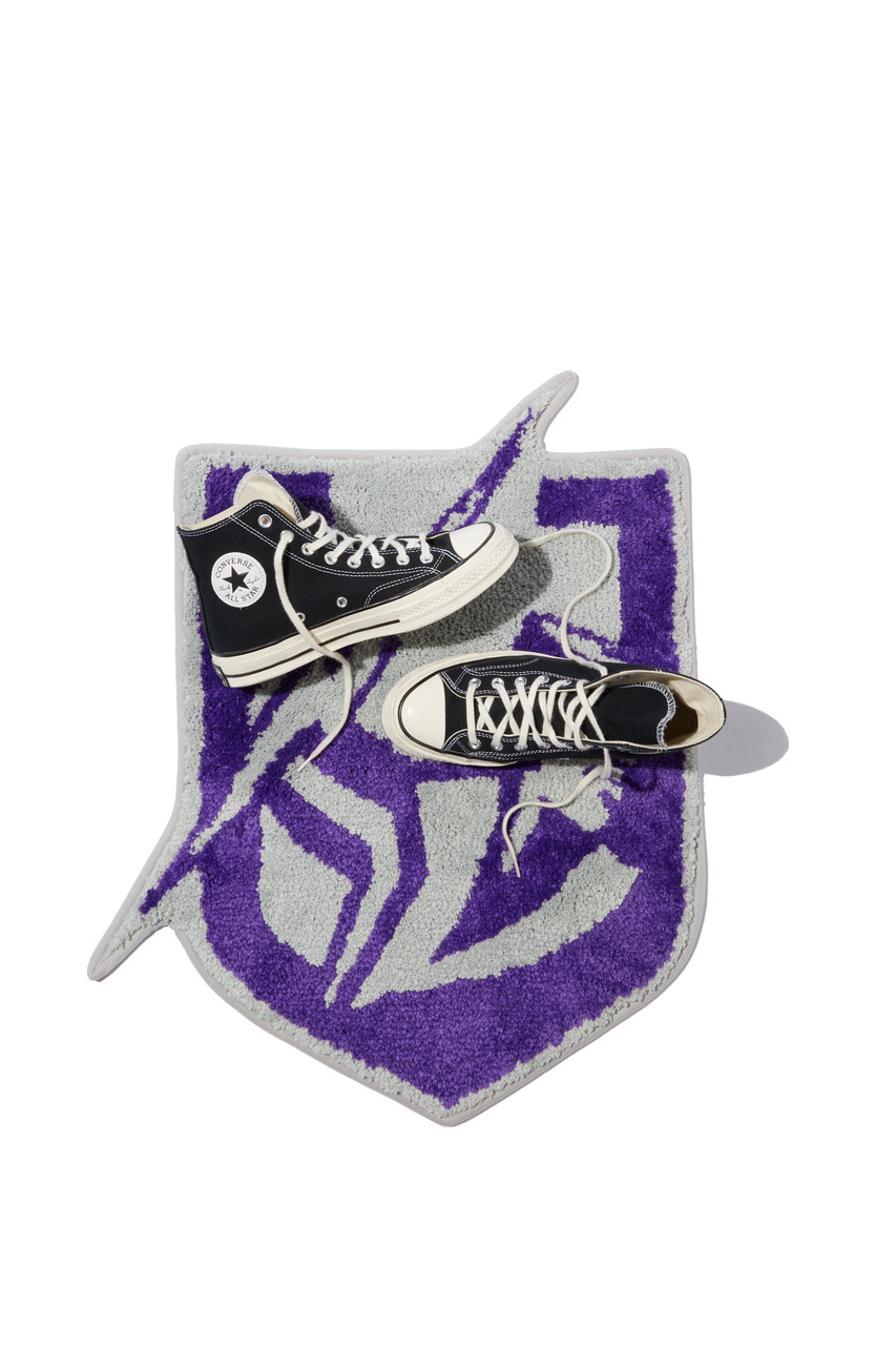 Melbourne Storm NRL Team Logo Floor Rug