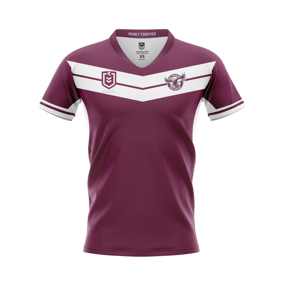Official NRL Manly Warringah Sea Eagles NRL Adult Jersey