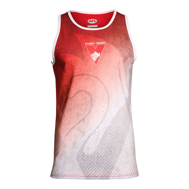 AFL Teams :: Sydney Swans :: Sydney Swans Adult Training Singlet - S20