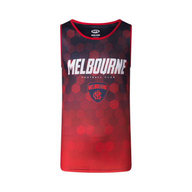Official AFL Merchandise: Melbourne Football Club S21 Mens Premium Singlet