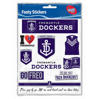 Official AFL Merchandise: Fremantle Dockers Official AFL Sticker Sheet