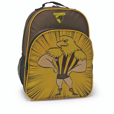 AFL Teams :: Hawthorn Hawks :: Hawthorn Hawks AFL Mascot Backpack