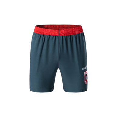 Official NRL Merchandise: Dragons Training Shorts Grey