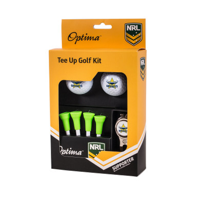 Official NRL Merchandise: North Queensland Cowboys NRL 2 Ball Tee-Up Kit