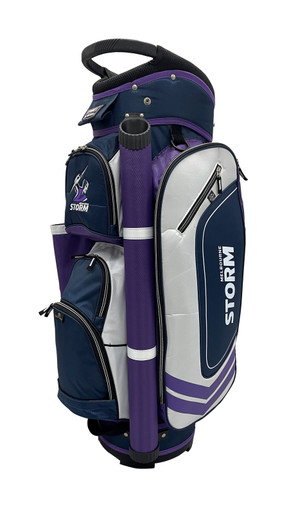 Official NRL Merchandise: Melbourne Storm NRL Deluxe Golf Cart Bag