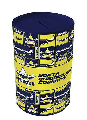 Official NRL Merchandise: North Queensland Cowboys Official NRL Tin ...