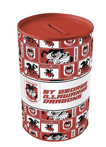 Official NRL Merchandise: St George Illawarra Dragons Official NRL Tin ...