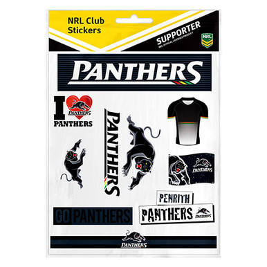 Official NRL Merchandise: Penrith Panthers NRL Sticker Sheet