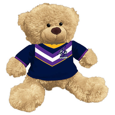 Official NRL Merchandise: Melbourne Storm Medium Size Plush Teddy