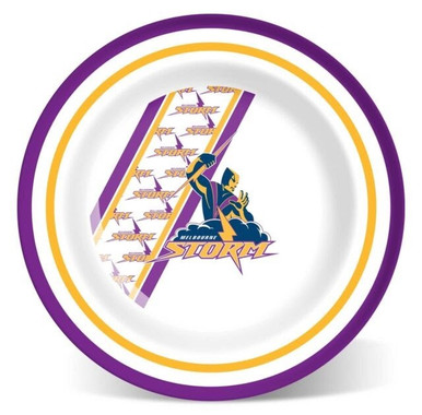 Official NRL Merchandise: Melbourne Storm NRL Melamine Plate