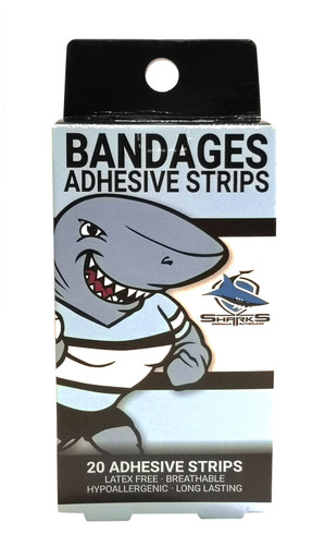 Official NRL Merchandise: Cronulla-Sutherland Sharks NRL Mascot Bandages