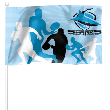 NRL Teams :: Cronulla Sharks :: Cronulla Sharks Small Flag
