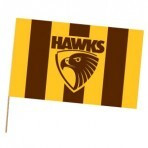 AFL Teams :: Hawthorn Hawks :: Hawthorn Hawks Small Flag