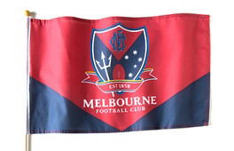 AFL Teams :: Melbourne Demons :: Melbourne Demons Small Flag