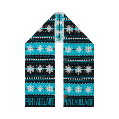 Official AFL Merchandise: Port Adelaide Power Snowflake Scarf - Premium ...