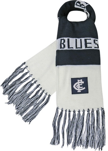Carlton Blues Traditional Bar Scarf