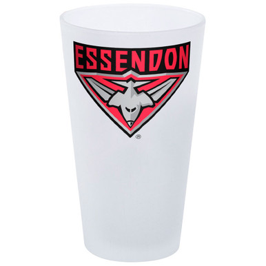 Essendon Bombers AFL Frosted Glass