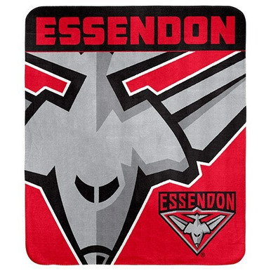 Official AFL Merchandise: Essendon Bombers Polar Fleece Rug
