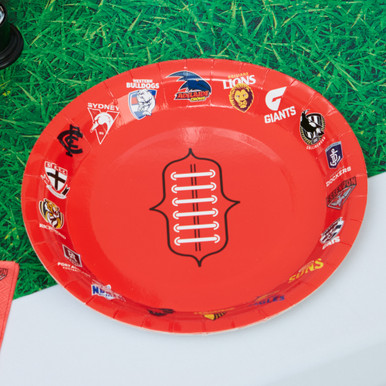 All Team AFL Paper Plates
