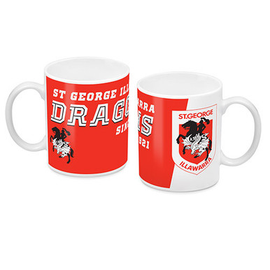 NRL Teams :: St George Illawarra :: SGI Dragons Ceramic Mug - Logo