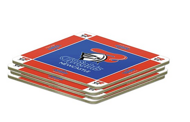 Official NRL Merchandise: Newcastle Knights Official NRL 4 Pack of Coasters