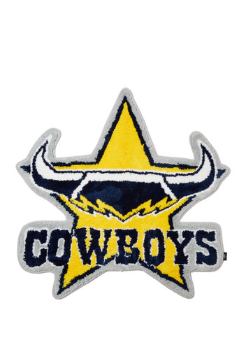 Official NRL Merchandise: North Queensland Cowboys NRL Team Logo Floor Rug