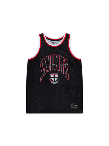 Official AFL St Kilda Saints AFL Mens Basketball Singlet Official AFL St Kilda Saints AFL Mens Basketball Singlet