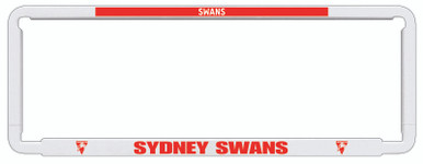 Official Sydney Swans Number Plate Frame