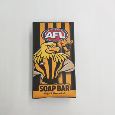 Official Hawthorn Hawks AFL Body Soap