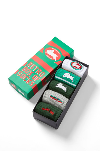 South Sydney Rabbitohs Retro Box of Socks