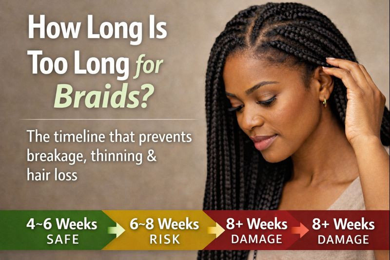 How Long Is Too Long for Braids? The Exact Timeline That Prevents ...