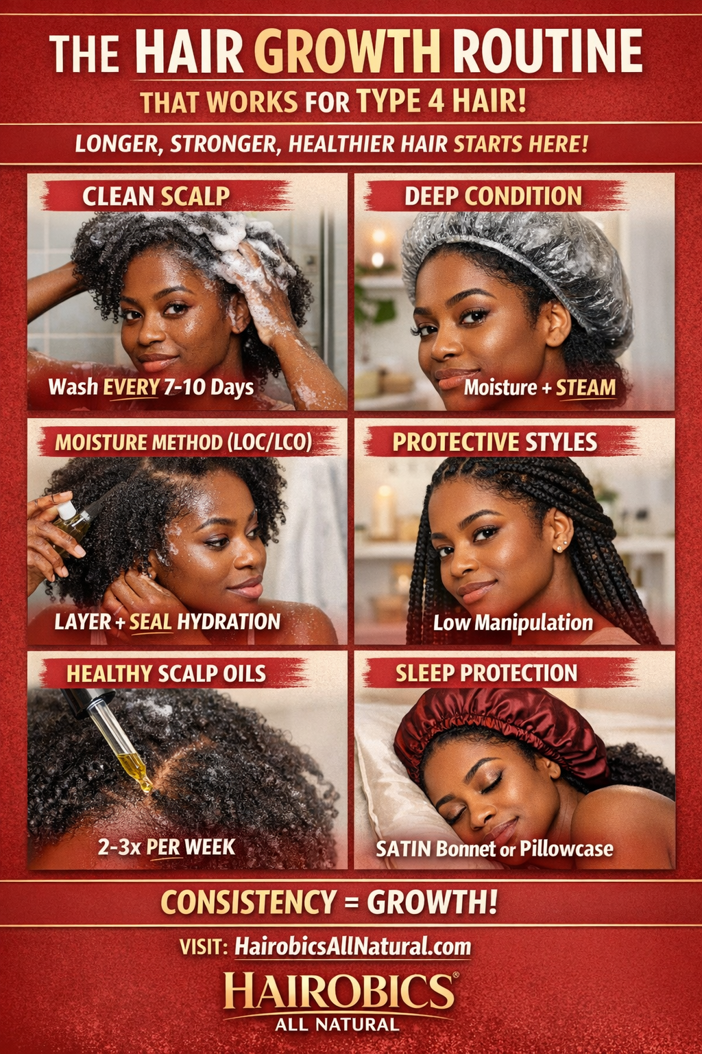 The Hair Growth Routine That Actually Works for Type 4 Hair - Hairobics ...