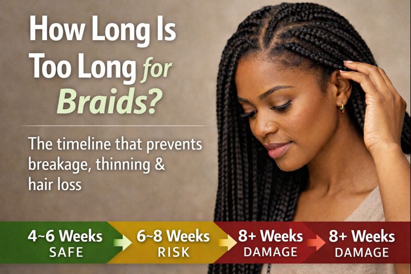 How Long Is Too Long for Braids? The Exact Timeline That Prevents ...