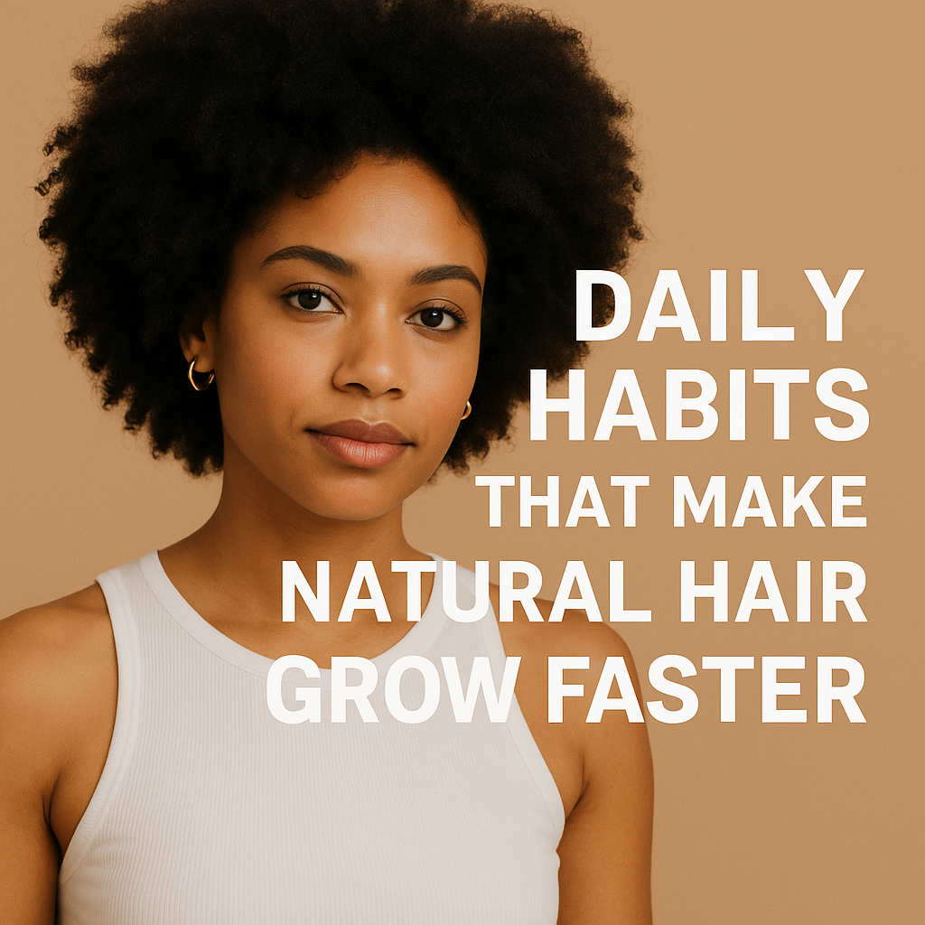 Daily Habits That Make Natural Hair Grow Faster - Hairobics All Natural