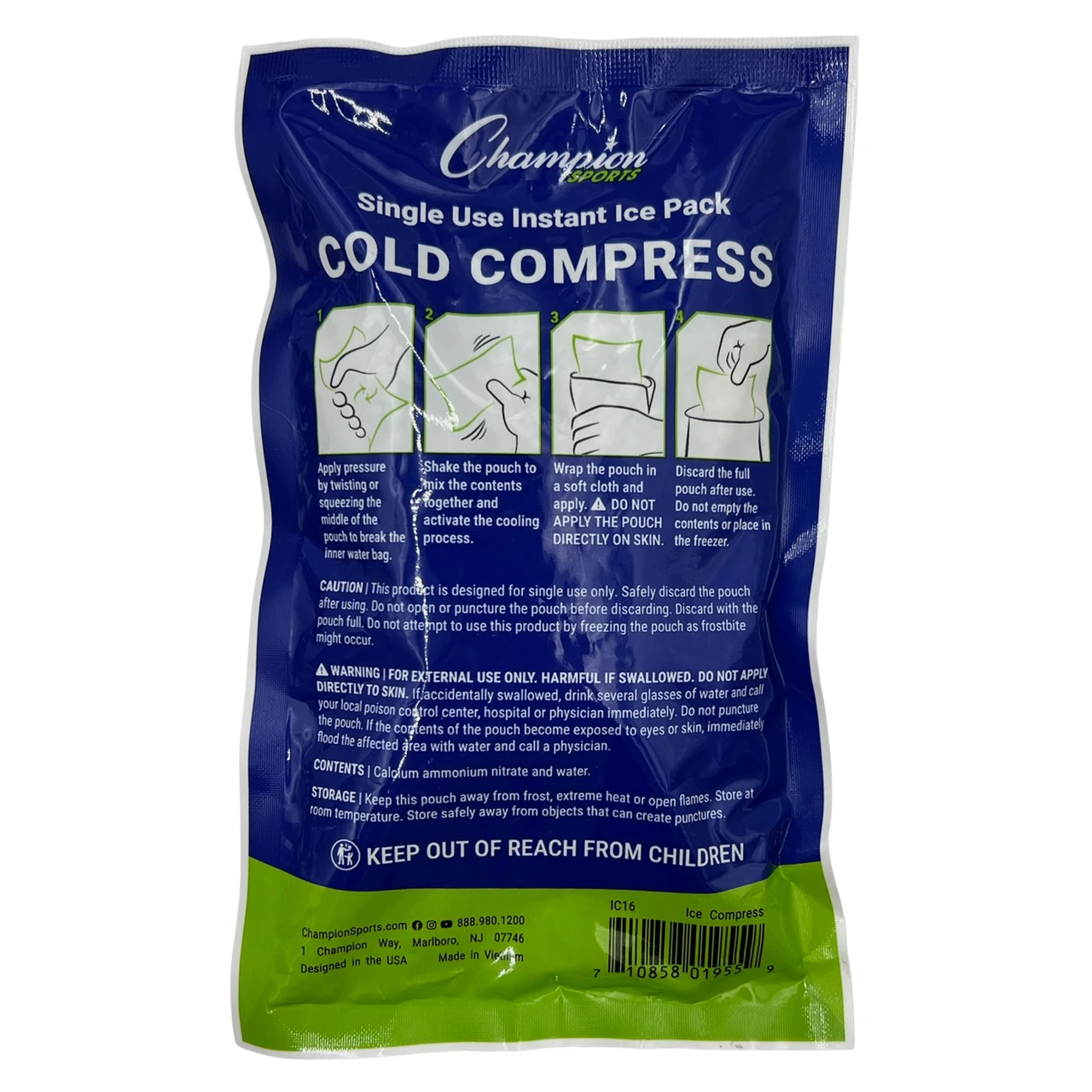 INSTANT COLD COMPRESS - Champion Sports