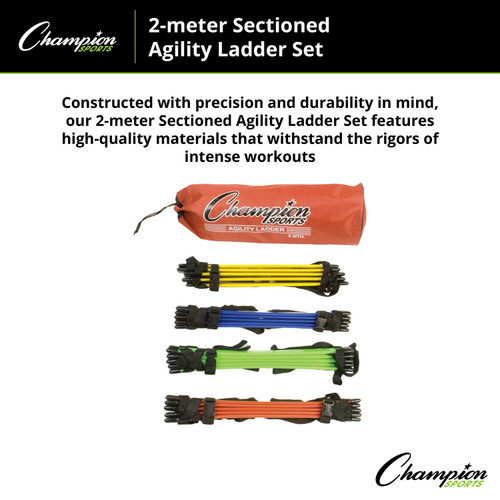 SECTIONED AGILITY LADDER SET - Champion Sports