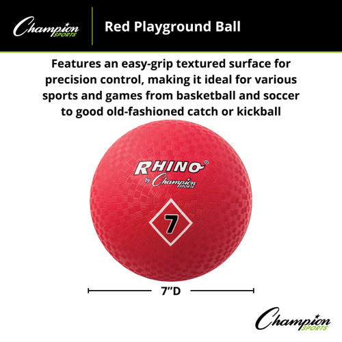 PLAYGROUND BALL, RED - Champion Sports