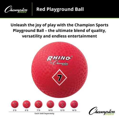 PLAYGROUND BALL, RED - Champion Sports