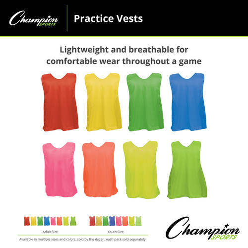 PRACTICE VEST, ADULT - Champion Sports