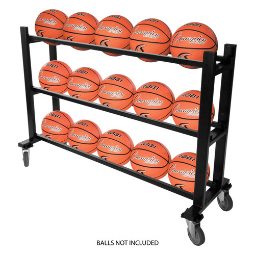 DELUXE HEAVY DUTY BASKETBALL CART - Champion Sports