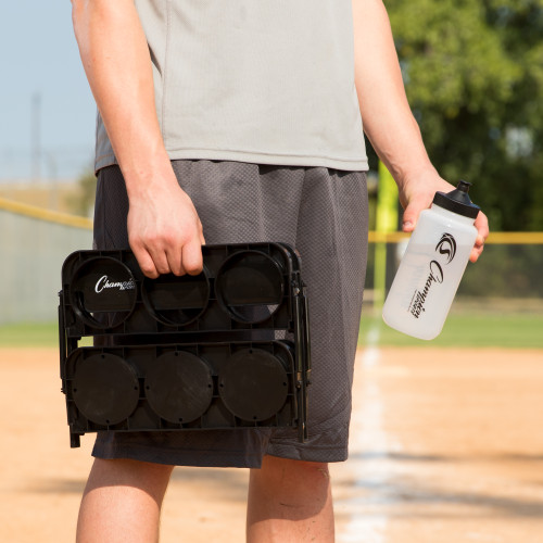 WATER BOTTLE AND CARRIER SET - Champion Sports
